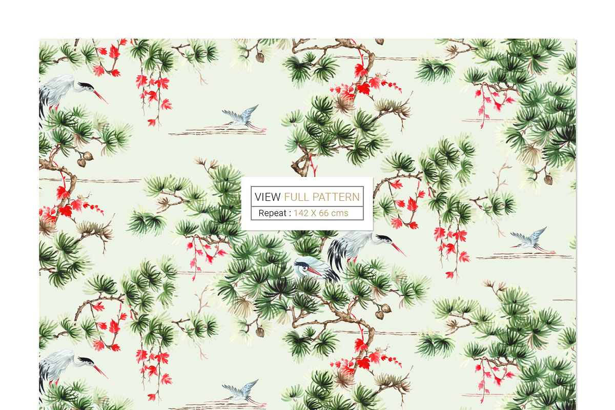 Sanguine, Serene Patterns & Motifs, a Pattern Graphic by Pink Linen