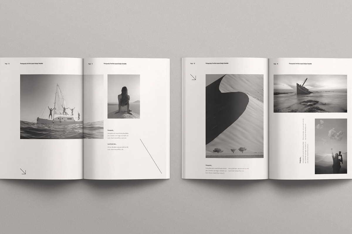 Digital Photography Portfolio Design, a Magazine Template by ...