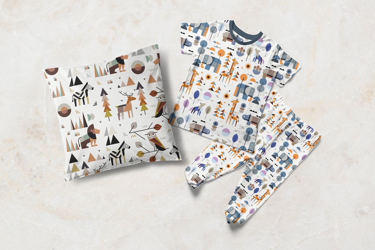 Flat Animals, an Animal Illustration by tifftuff