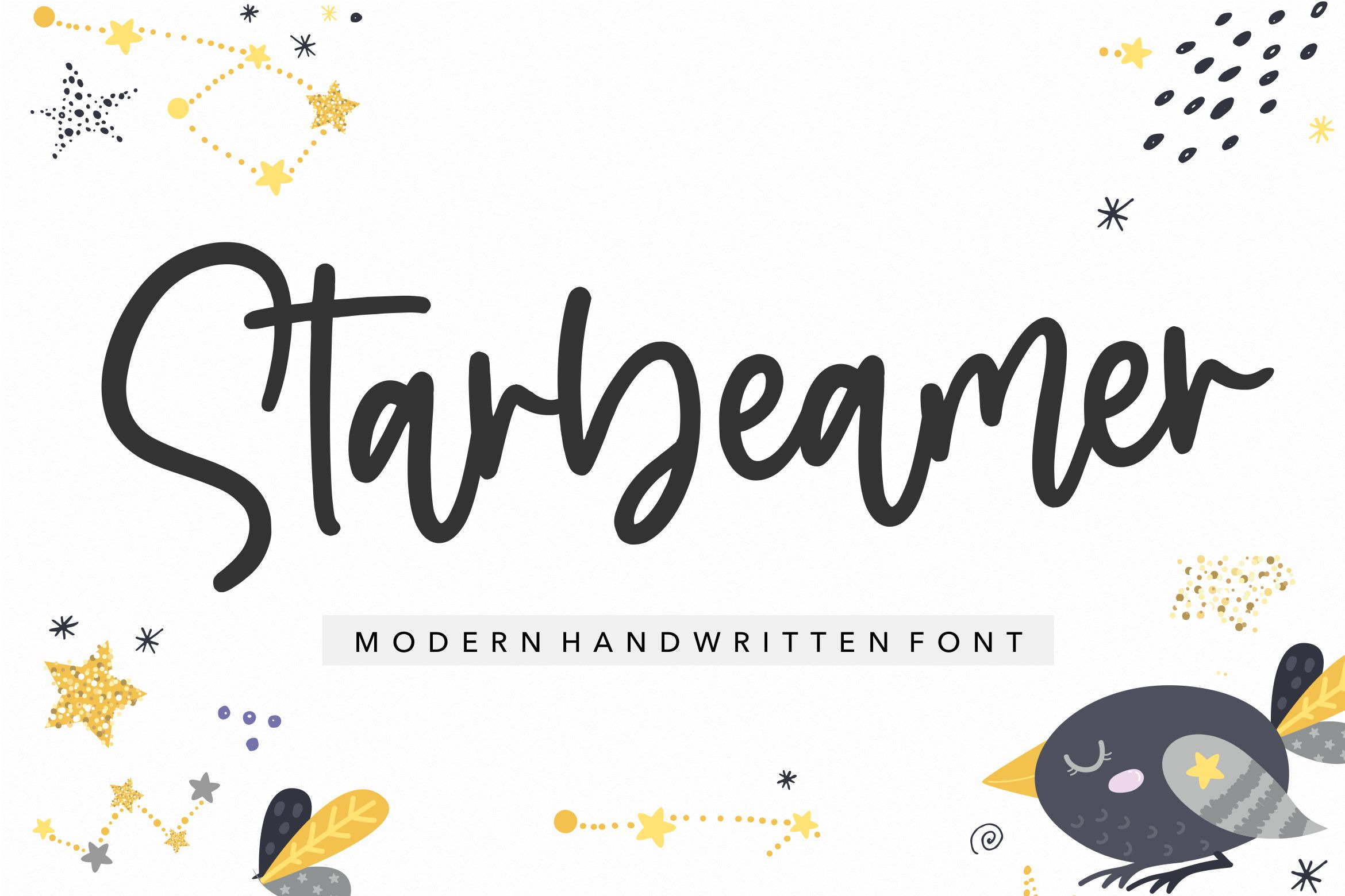 Starbeamer - Modern Handwritten Font