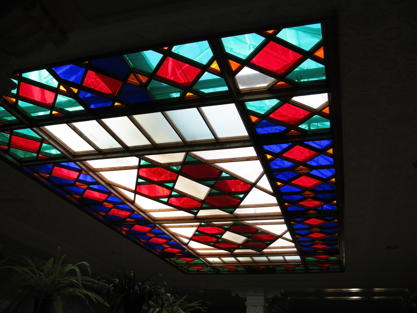 Colorful stained glass ceiling photo, an Architecture Photo by Art By ...
