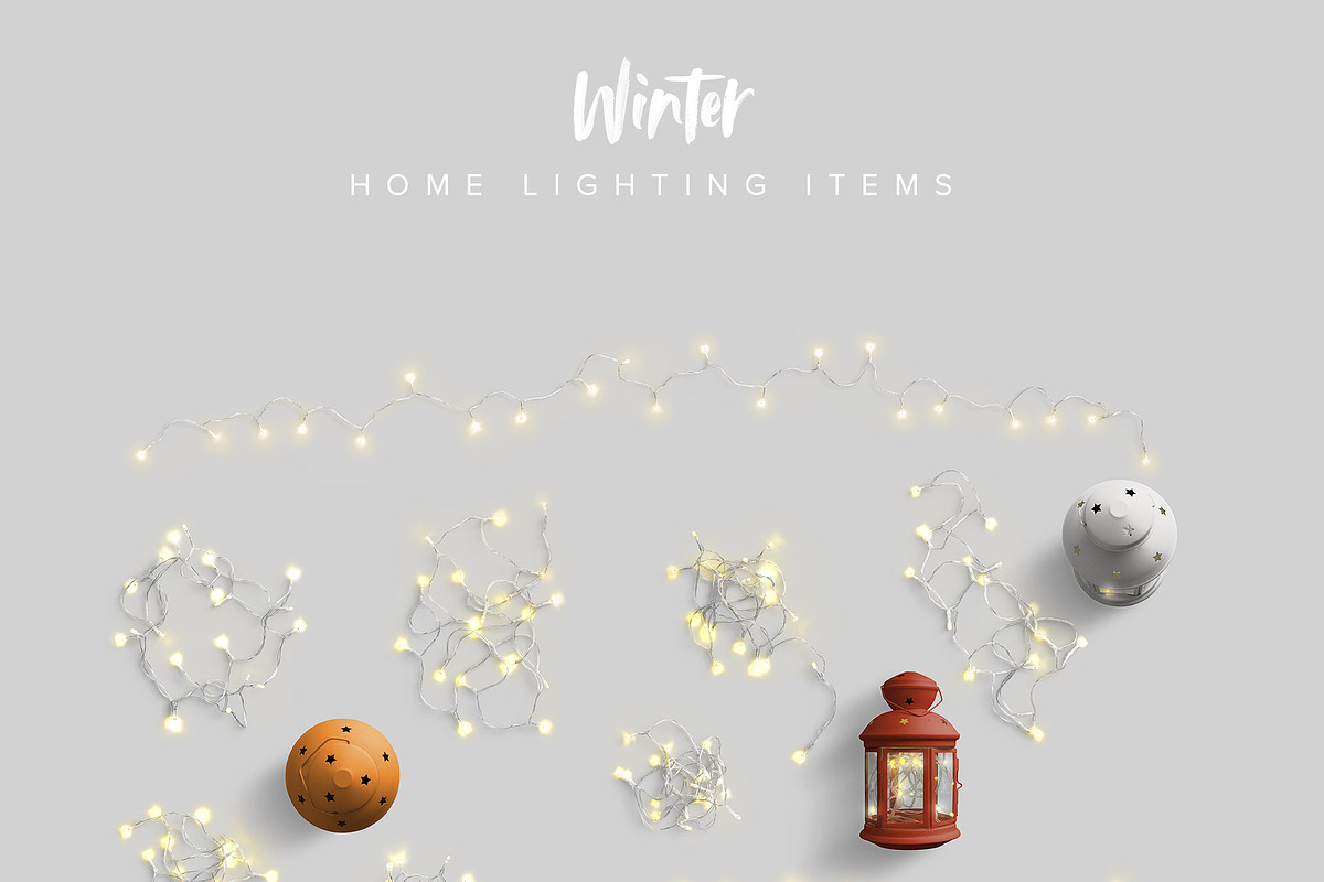 Winter Scene Creator Bundle, a Books & Magazine Mockup by Custom Scene