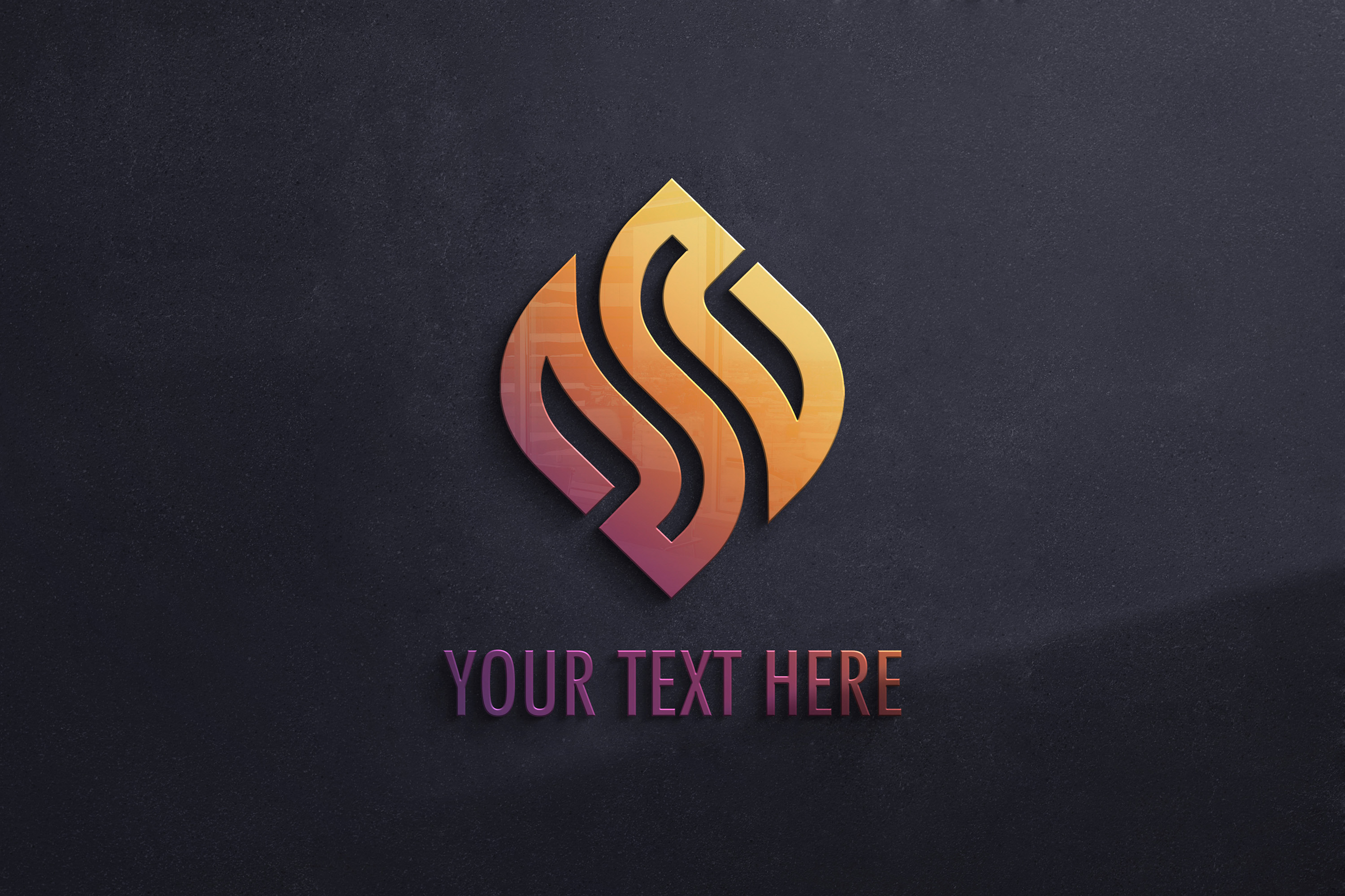 Glass Logo Sign Mockup, a Product Mockup by Design Squad