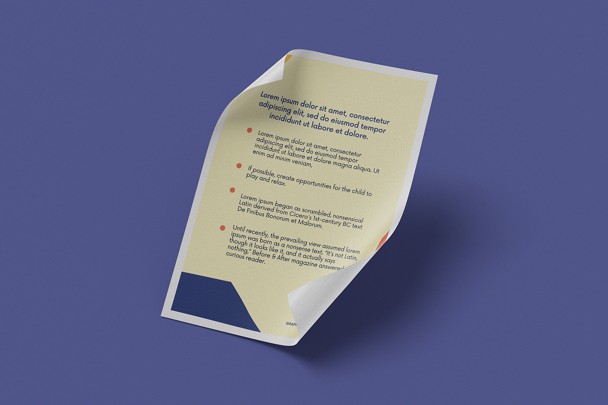 A4 Paper / Flayer / Poster Mockup