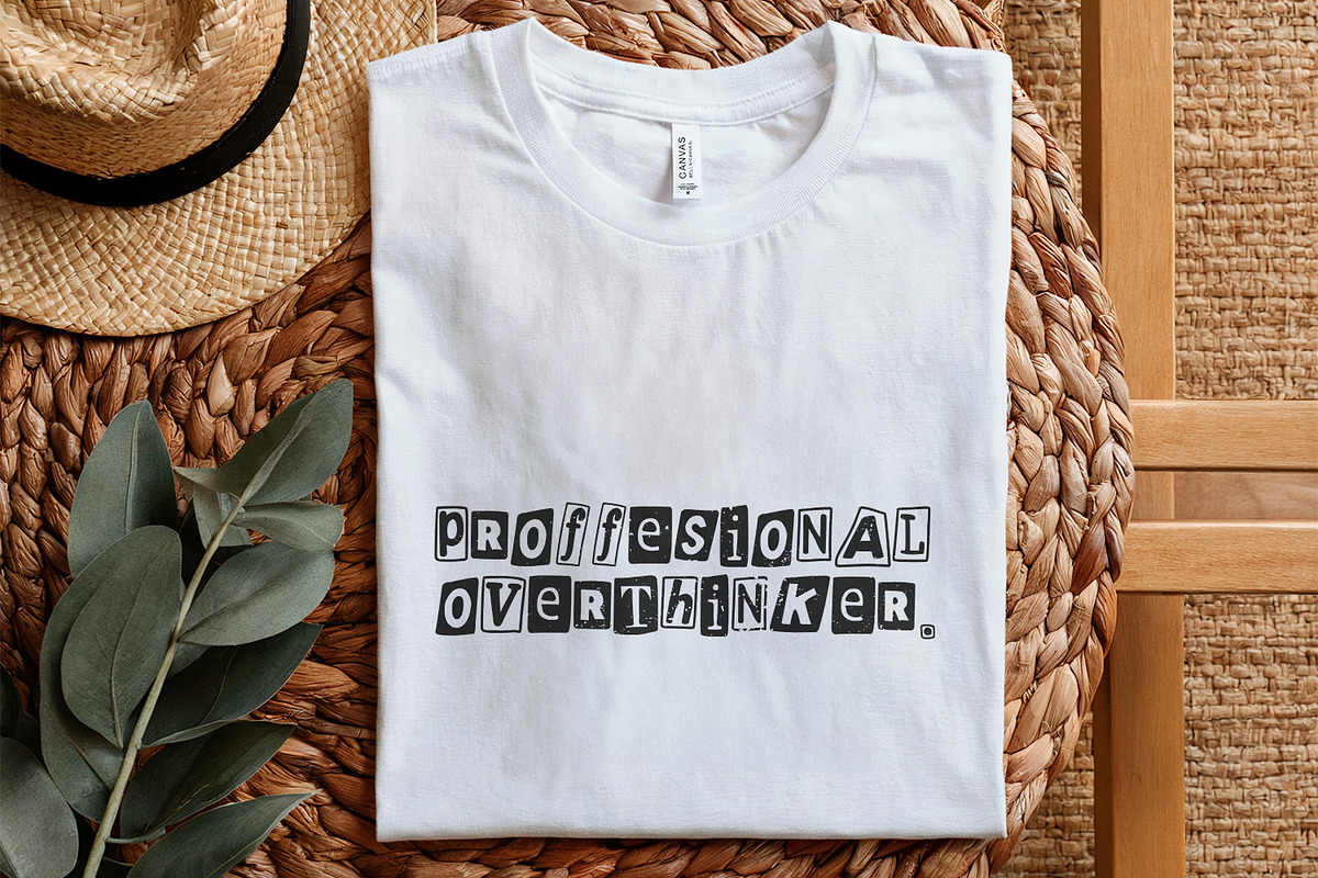 Professional Overthinker PNG, an Illustration by SharpMarketplace