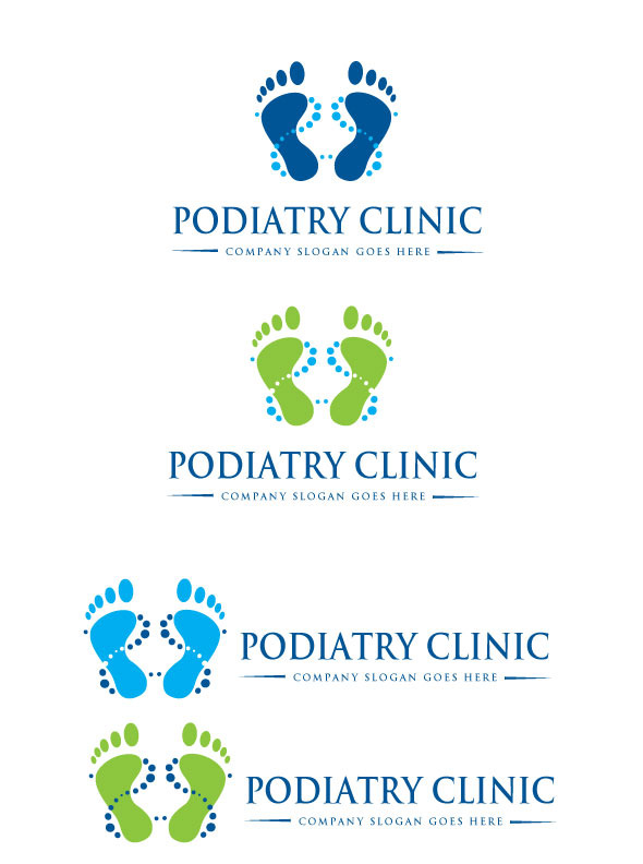 Podiatry Clinic Logo, a Branding & Logo Template by Mariyana