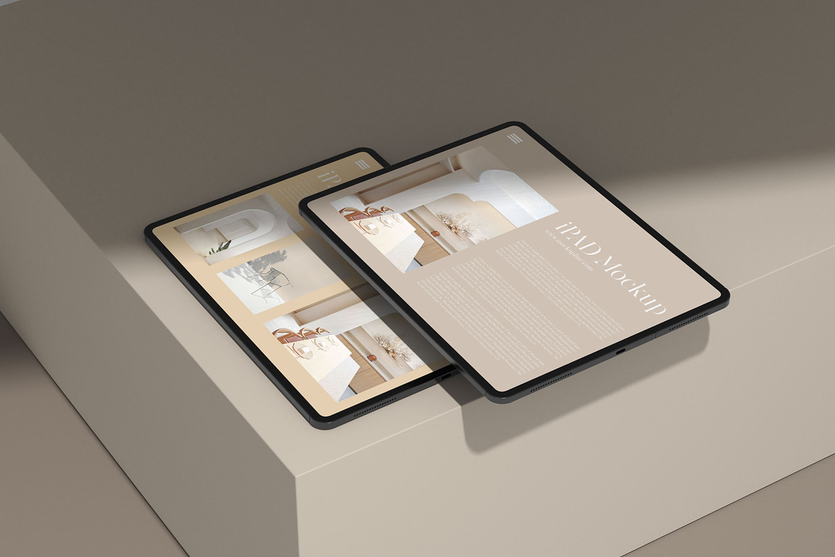 iPad & A4 Mockup Bundle Set