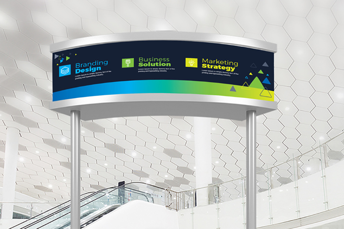 Digital Signage : Banner, Billboard, a Stationery Template by ContestDesign