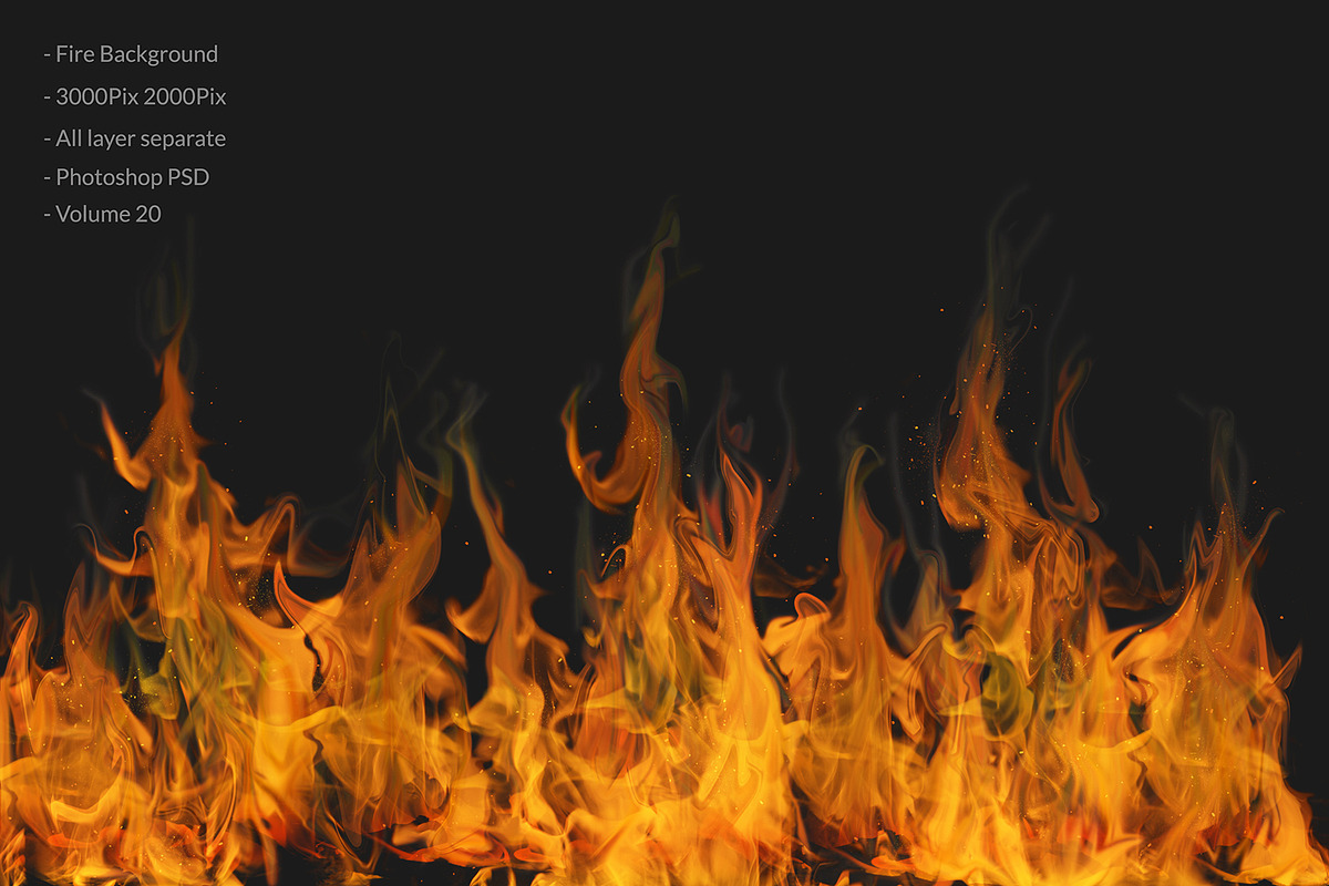 Fire & Smoke Bundle PSD, a Shape Add-On by MRI STUDIO