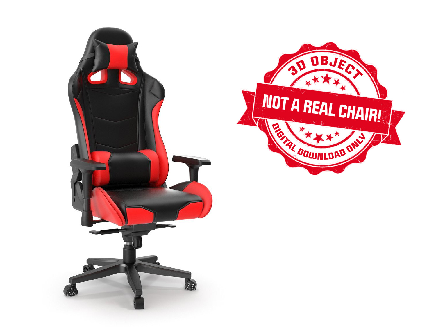 OPSeat Modern Computer Gaming Chair, a Furniture 3D Model by Tedi Permana