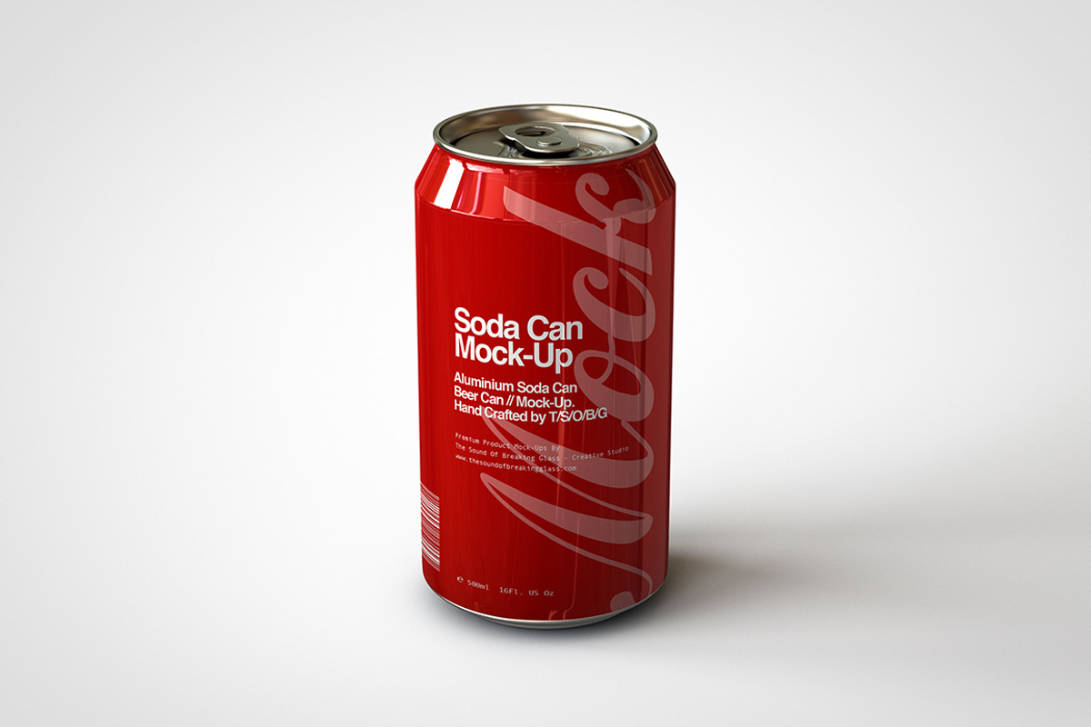 Soda Can | Beer Can Mock-Up 2, a Product Mockup by TSOBG