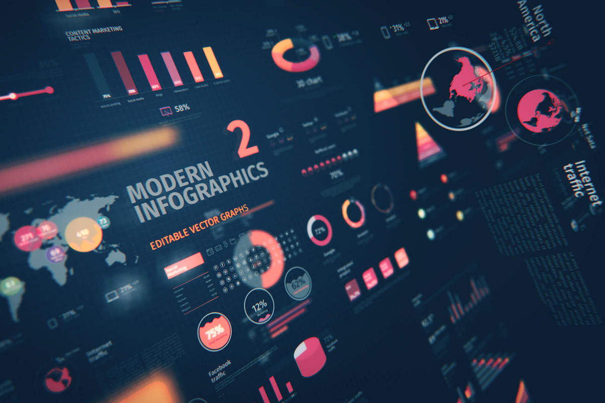 Modern infographics vol.2, an Illustration by TITO