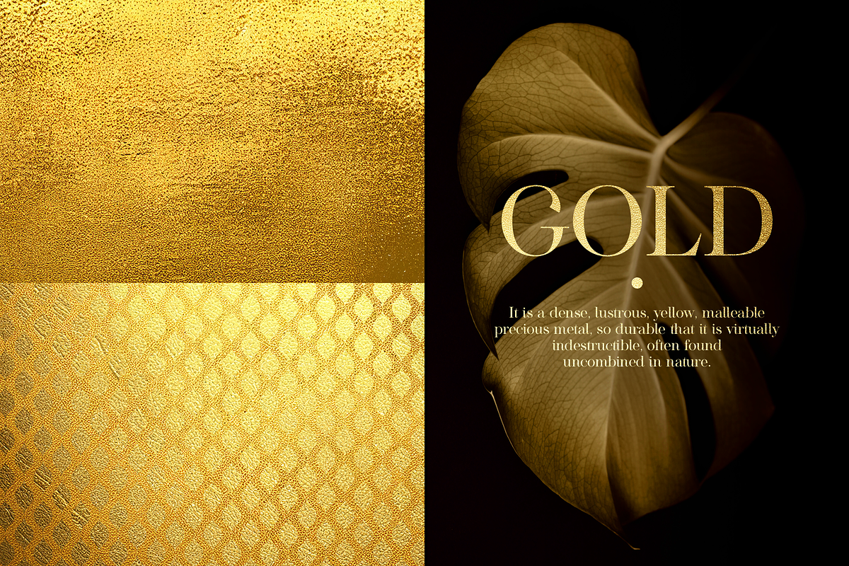 440 Gold & Metallic Textures Bundle, a Texture Graphic by Graphicdome