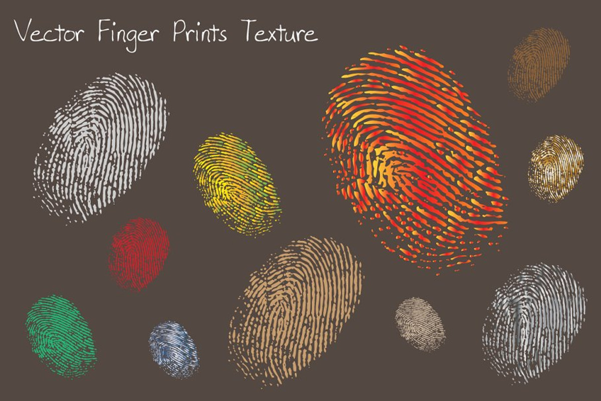 Vector finger prints texture, a Texture Graphic by VL Shop