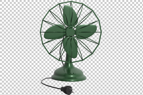 Table Fan - 3D Render PNG, a Graphic by TrueMitra Designs