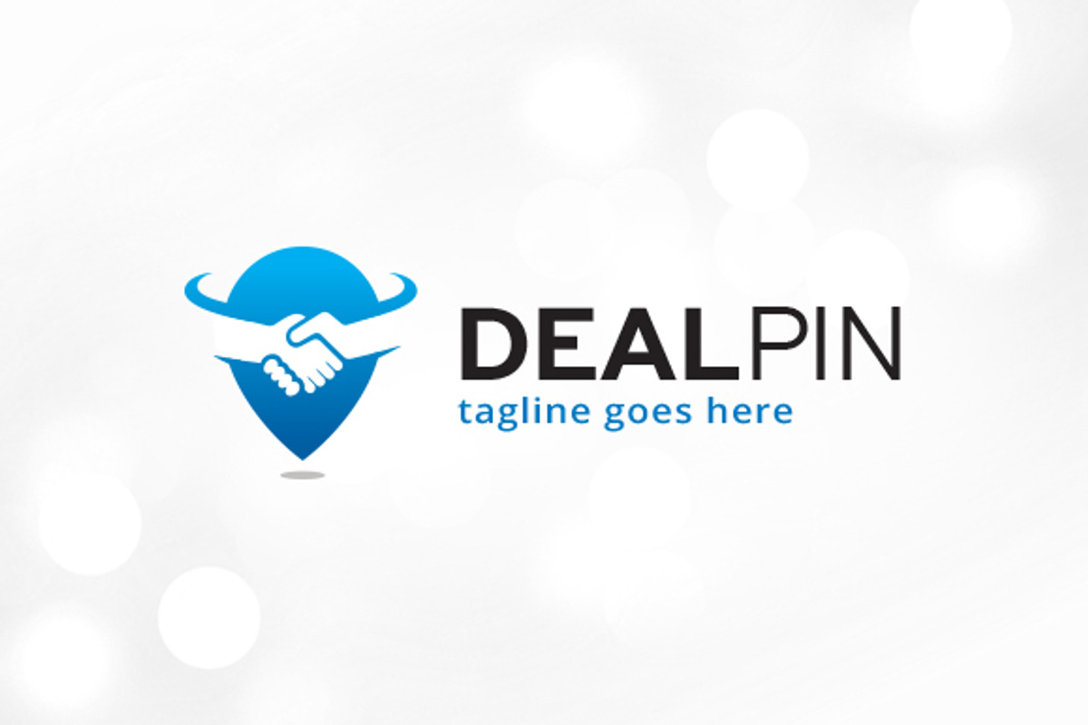 Deal Pin Logo Template, a Branding & Logo Template by gunaonedesign