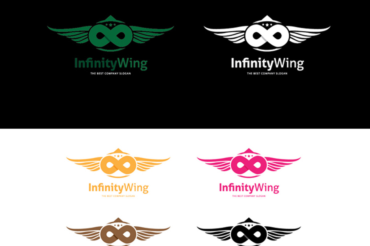 Infinity Wing Logo, a Branding & Logo Template by rotree_man | Creative ...