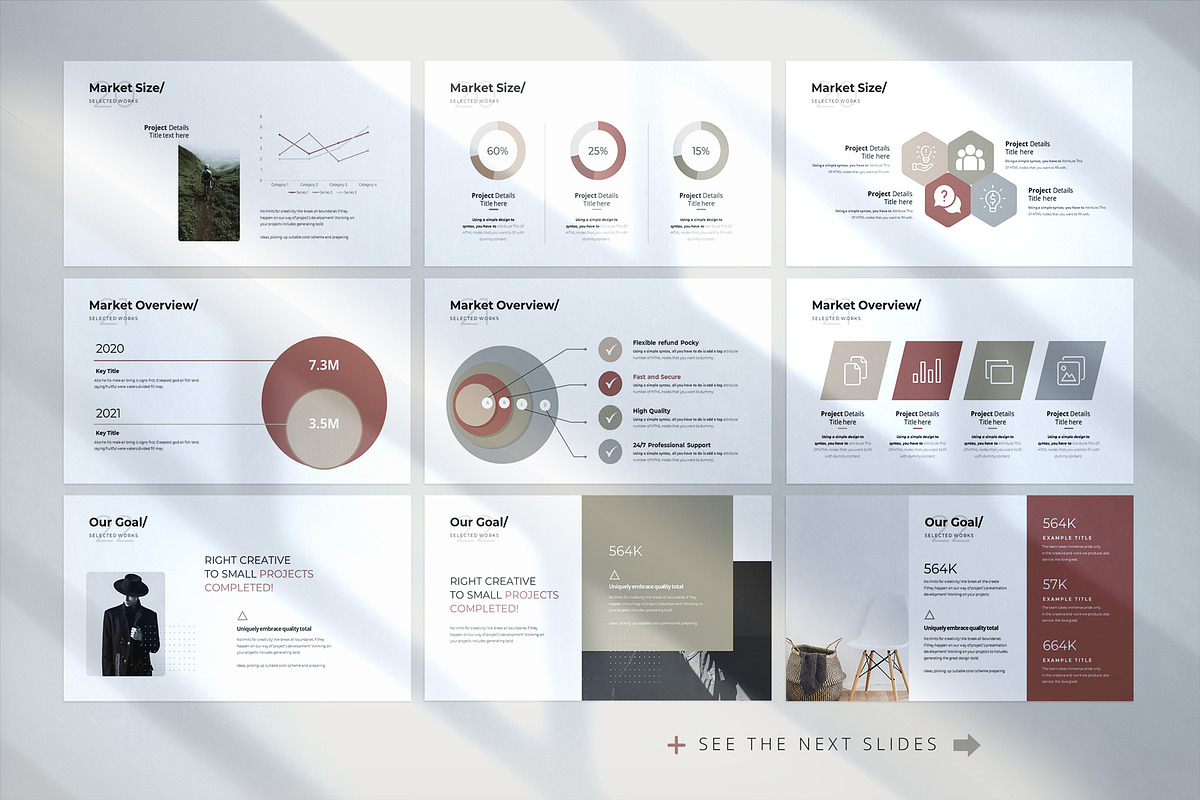 Insert Modern PowerPoint Template, a Presentation Template by White Graphic
