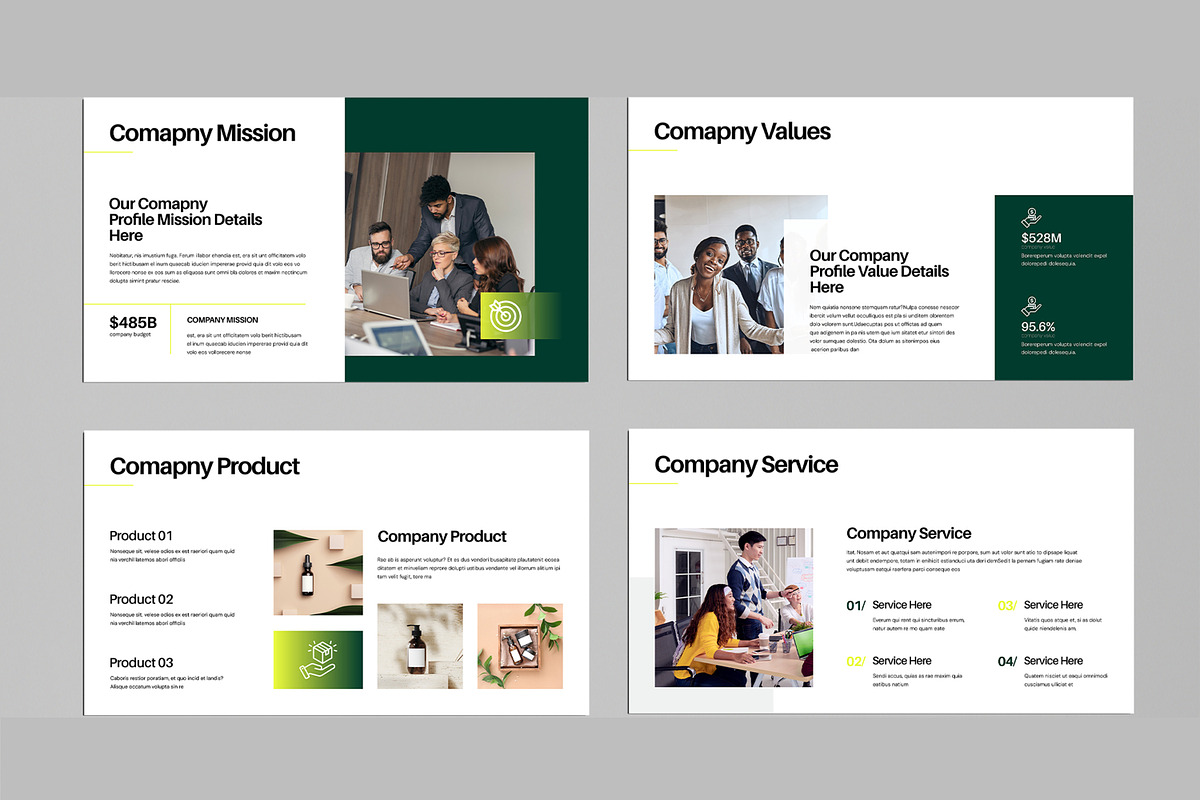 Company Profile Presentation Design