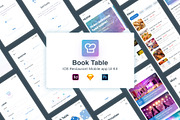 BookTable App UI Kit, an UI Kit Template by The Visual Workshop