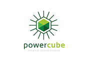 Power Cube, a Branding & Logo Template by Vectorwins Premium Shop
