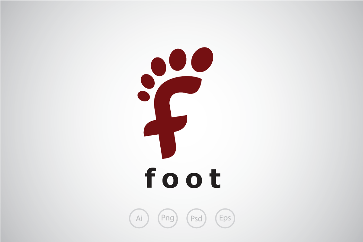 Foot Logo Template, a Branding & Logo Template by Heavtryq Design ...