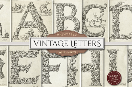 Paper cut alphabet, an Illustration by Moonery's