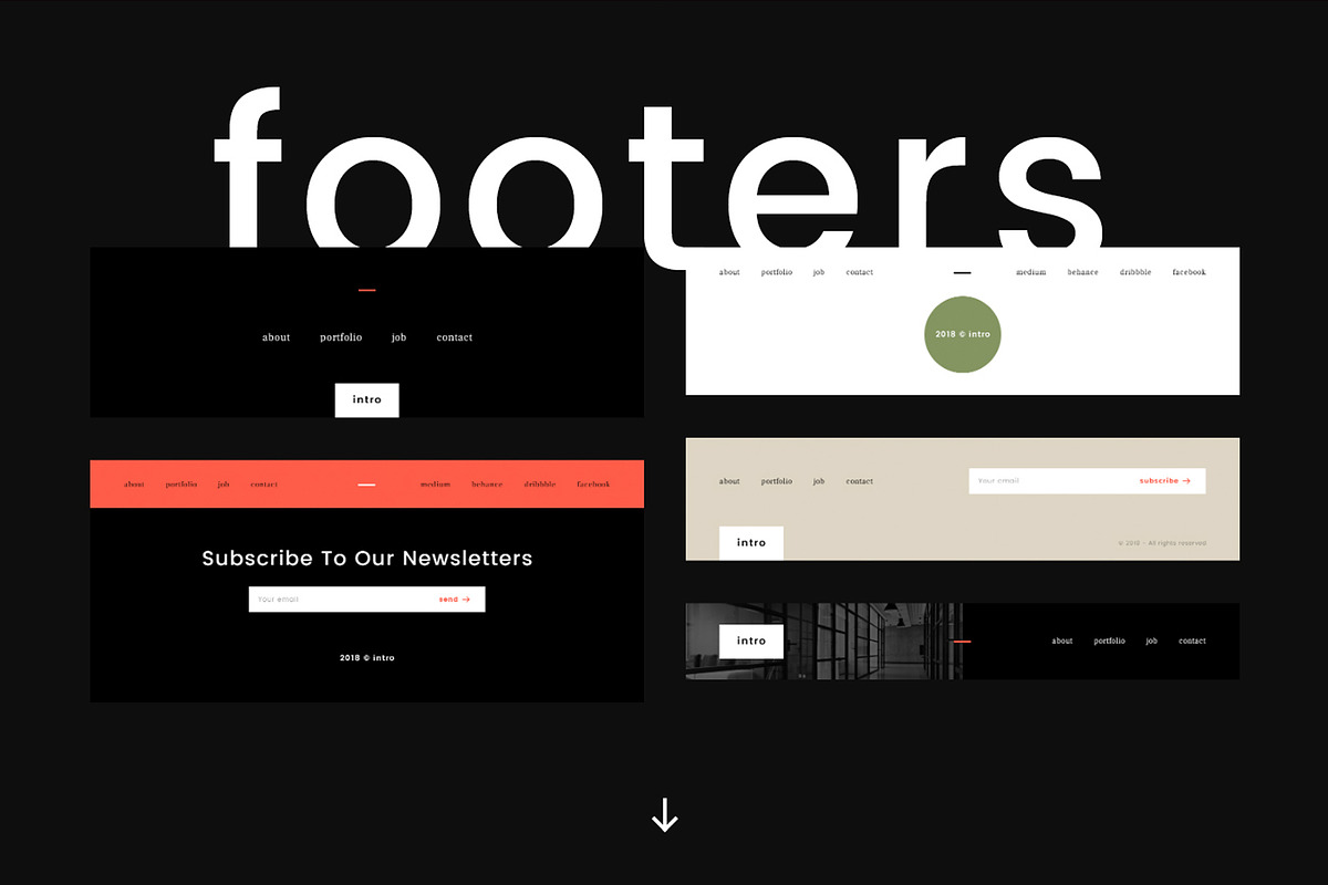 Intro UI Kit, an UI Kit Template by uispot
