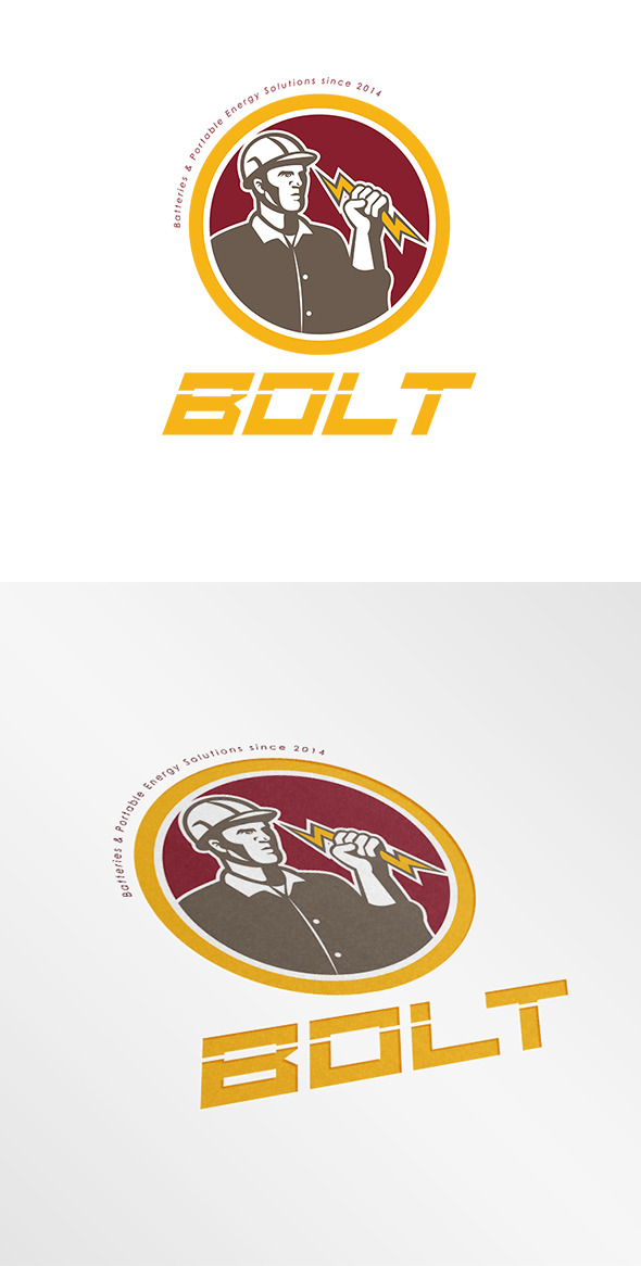 Bolt Batteries and Portable Energy L, a Branding & Logo Template by ...