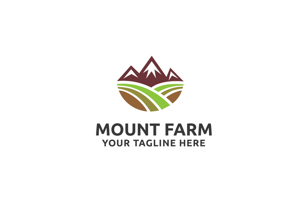 Mount Farm Logo Template, a Branding & Logo Template by Logo20