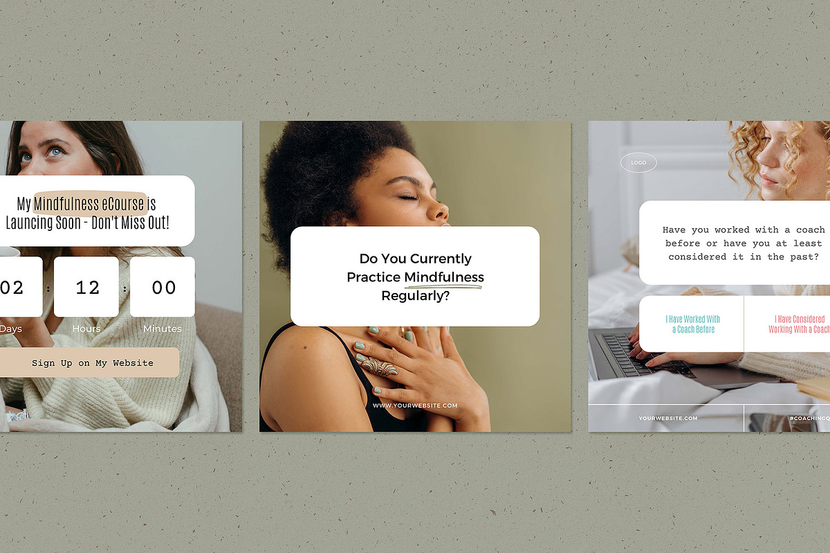 Elegant Coaching Social Media Kit, a Social Media Template by AndrewPixel