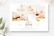 Spring Mini Session Template, a Flyer Template by By Stephanie Design