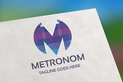 Metronom (Letter M) Logo, a Branding & Logo Template by Design_Planet