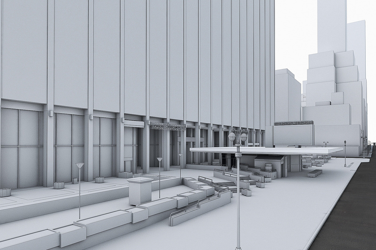 Madison Square Garden, an Architecture 3D Model by 3DNUTS