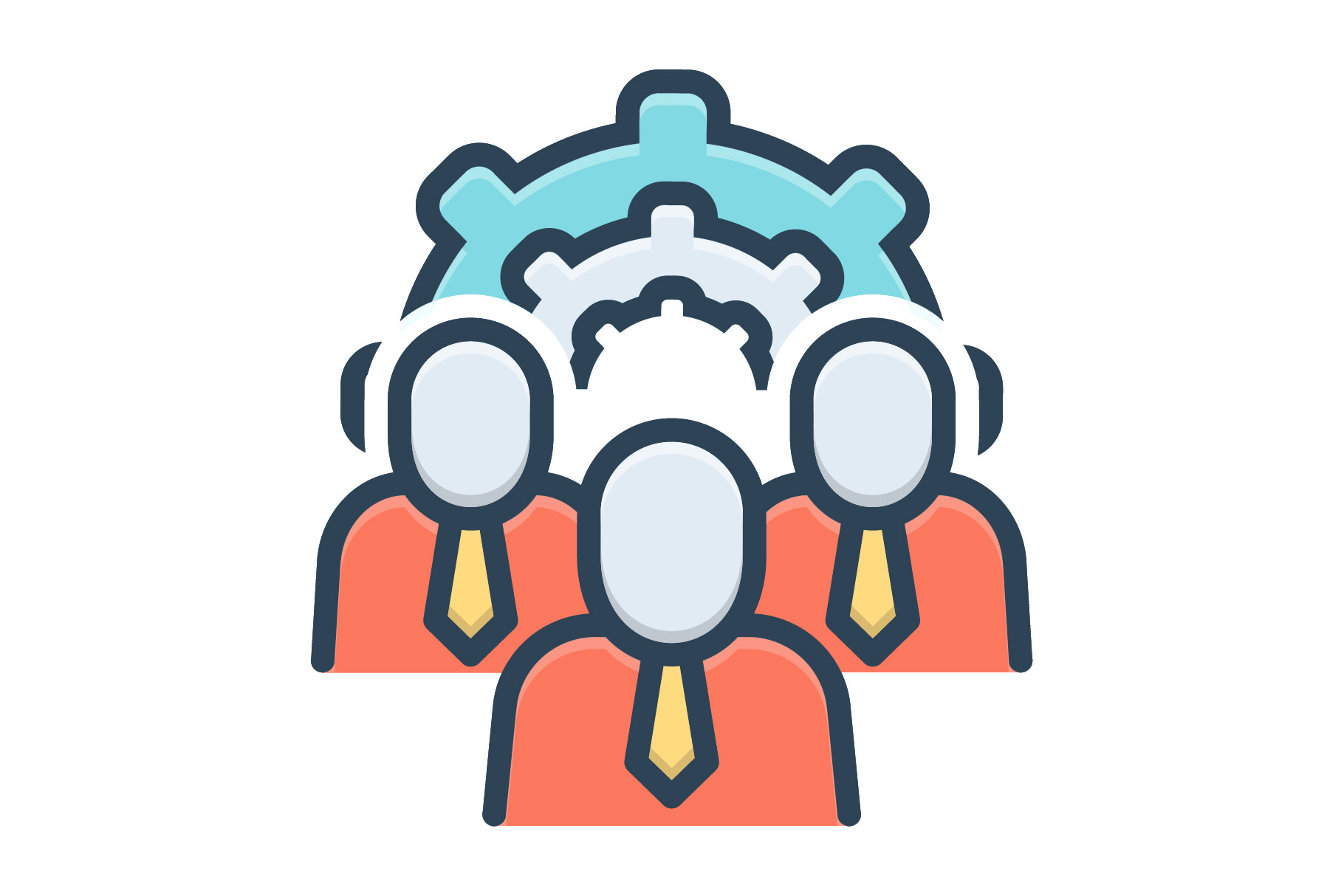 Teamwork cooperation icon | Icons ~ Creative Market