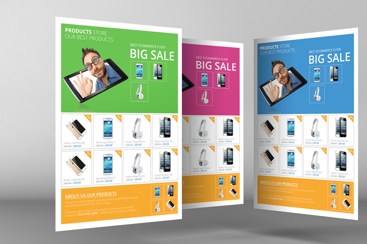 Products Sale Flyer Template, a Flyer Template by graphicforest