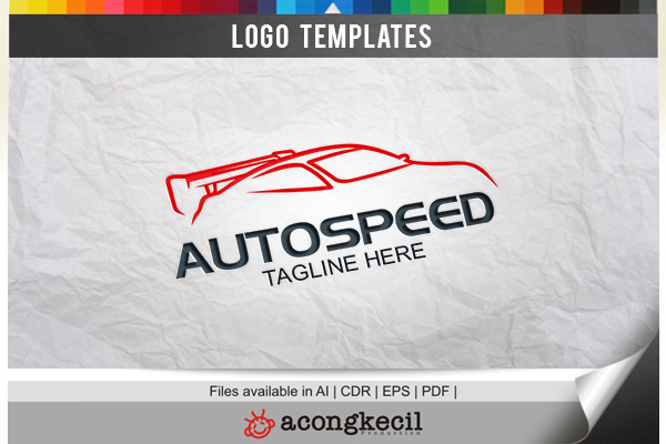 Auto Speed, a Branding & Logo Template by Acongraphic | Creative Market