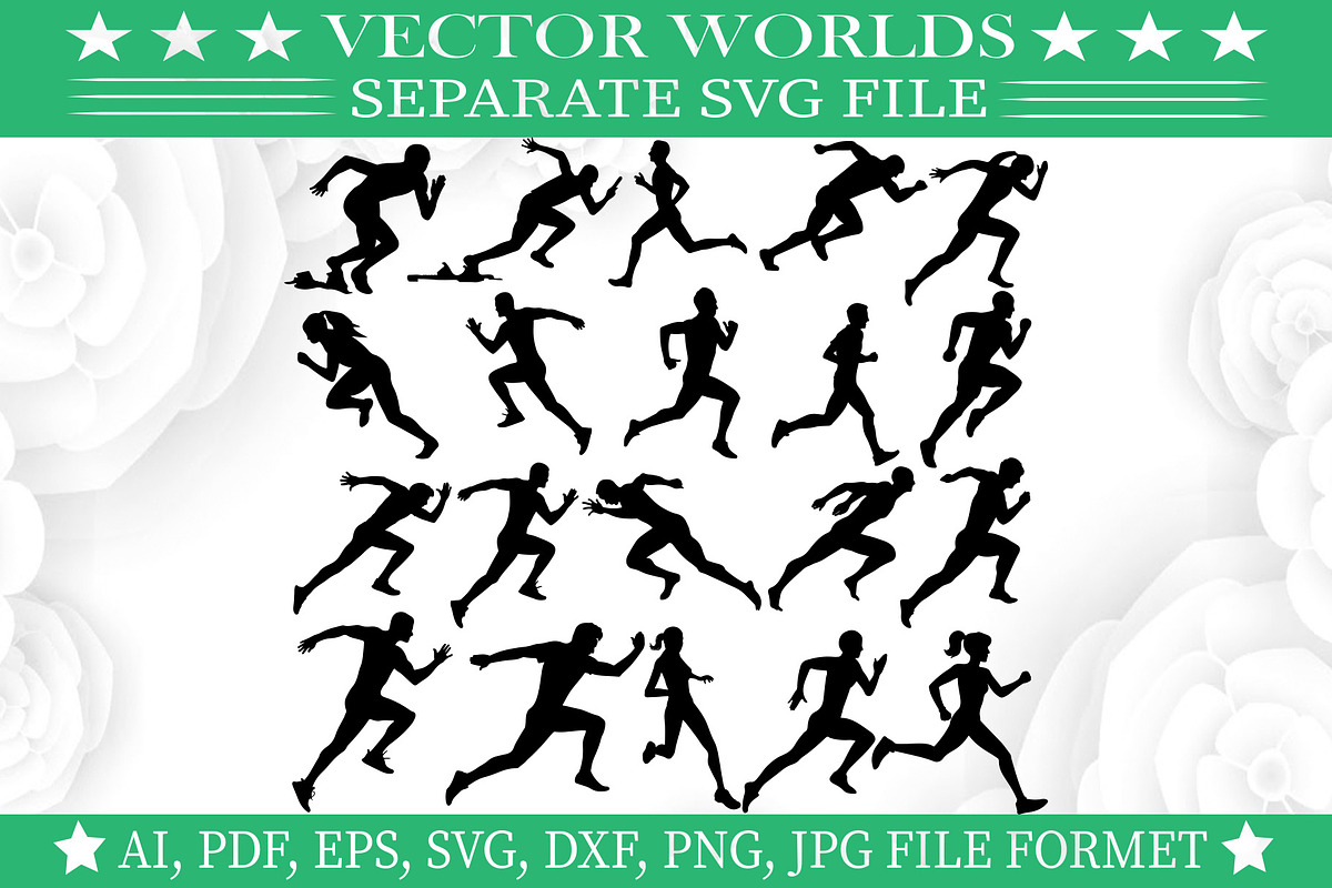 Running Svg, Run, Gym, Workout Svg, an Object Graphic by VectorWorlds