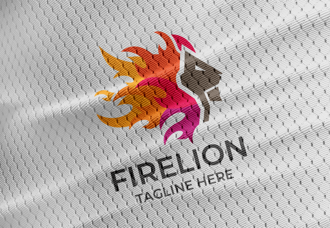 Fire Lion Logo, a Branding & Logo Template by Design_Planet
