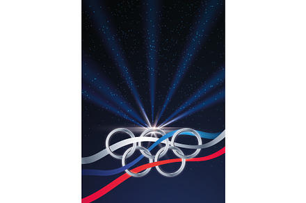 Olympic Games Background and Ribbons | Illustrations ~ Creative Market