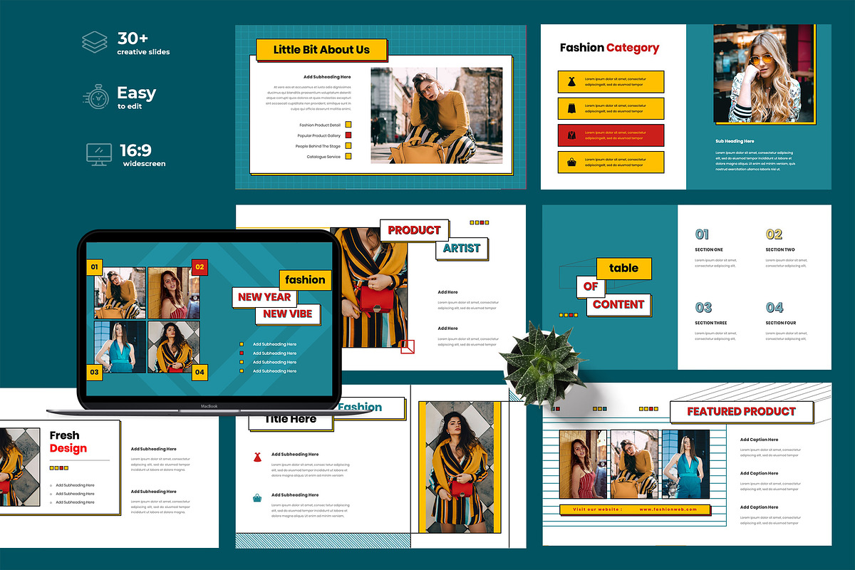 Moveset Powerpoint Template, a Presentation Template by TMint Creative ...
