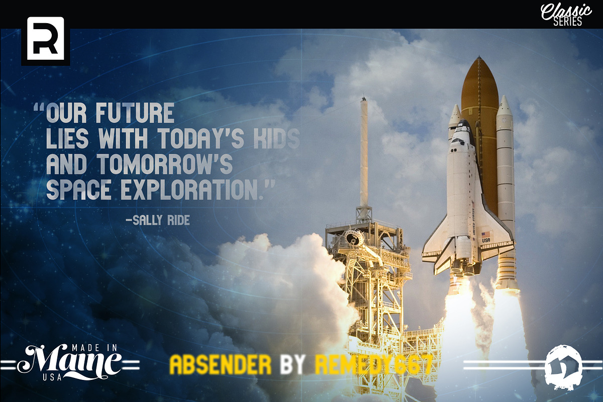 Absender, a Sans Serif Font by Remedy667