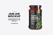 Jam Jar Mockup, a Product Mockup by UnicDesign