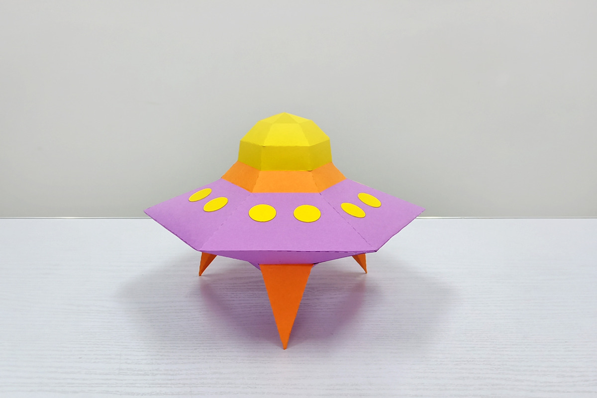 DIY Alien ship,UFO - 3d papercraft, a Templates & Theme by PAPER amaze ...
