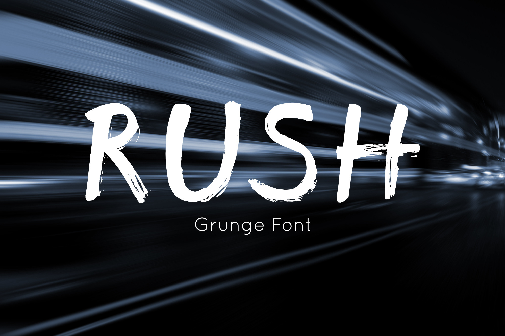 Rush font - brush grunge script font, a Script Font by Anna Zakharchenko