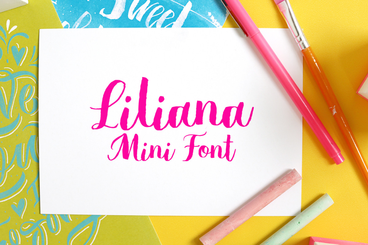 Liliana, a Script Font by Great Lakes Lettering