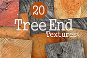 20 Tree End Textures, a Texture Graphic by TrueMitra Designs