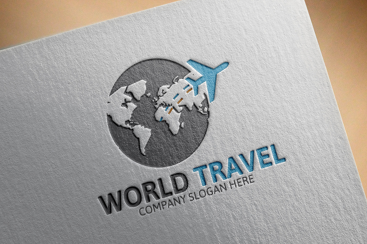 World Travel Logo Version 2, a Branding & Logo Template by Josuf Media