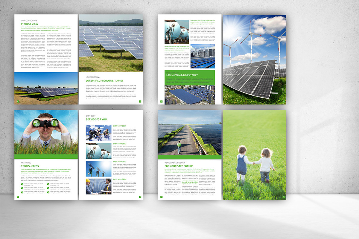 Renewable Energy Brochure, a Brochure Template by design_pick