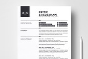 2 Pages Clean Resume Template, a Resume Template by ResumeInventor
